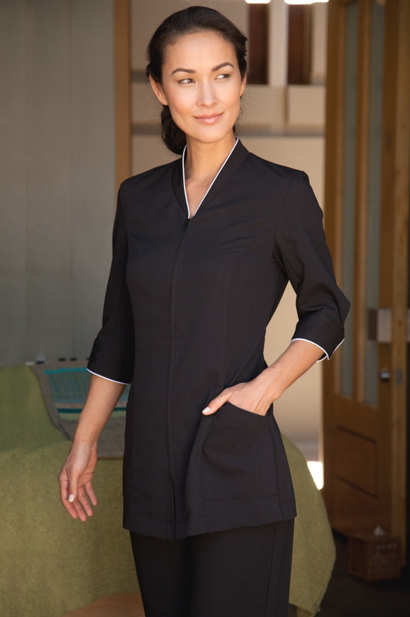 Ladies Victoria Comfortable and Fitted Spa Uniform Jacket – Yeah Baby